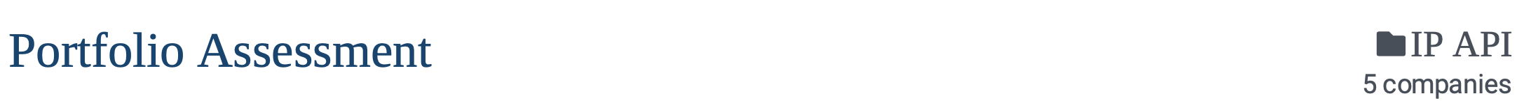 Portfolio Assessment Report – Bitsight Knowledge Base